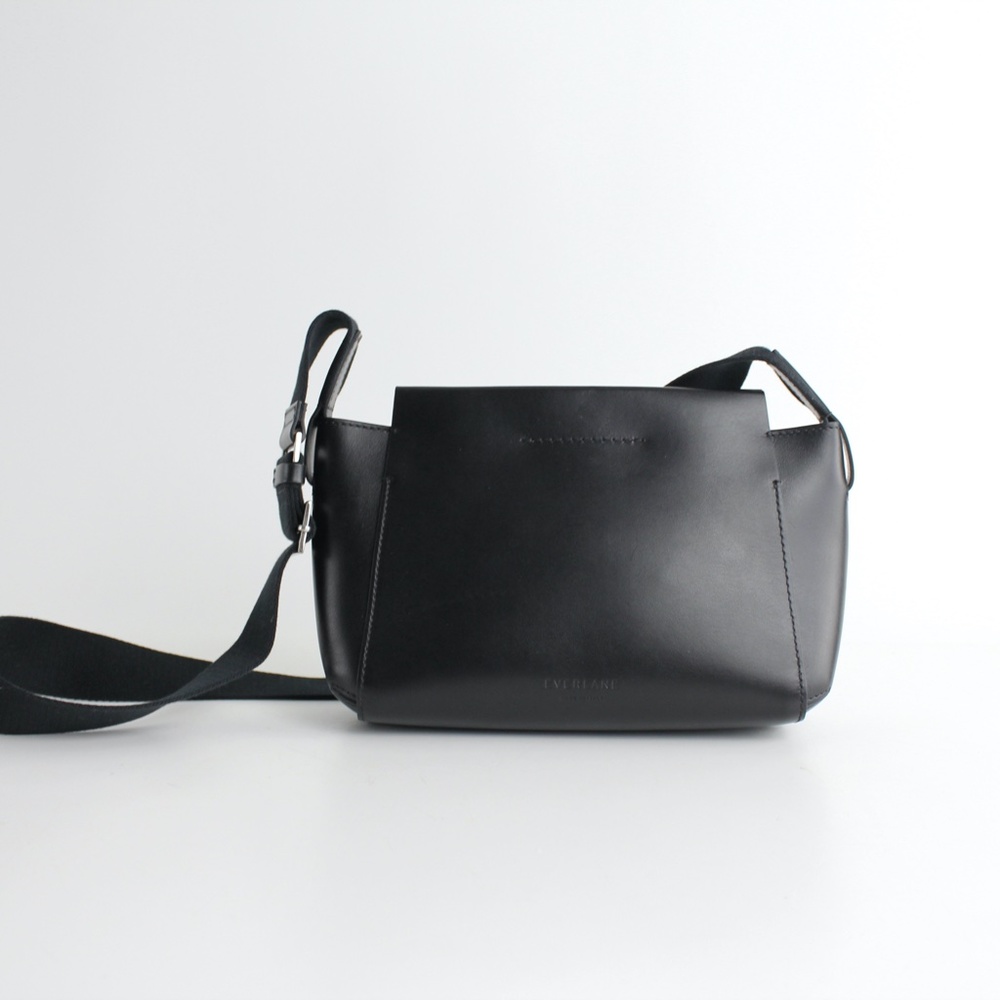 The Form Bag Everlane Minimal Black Leather Crossbody… - Gem